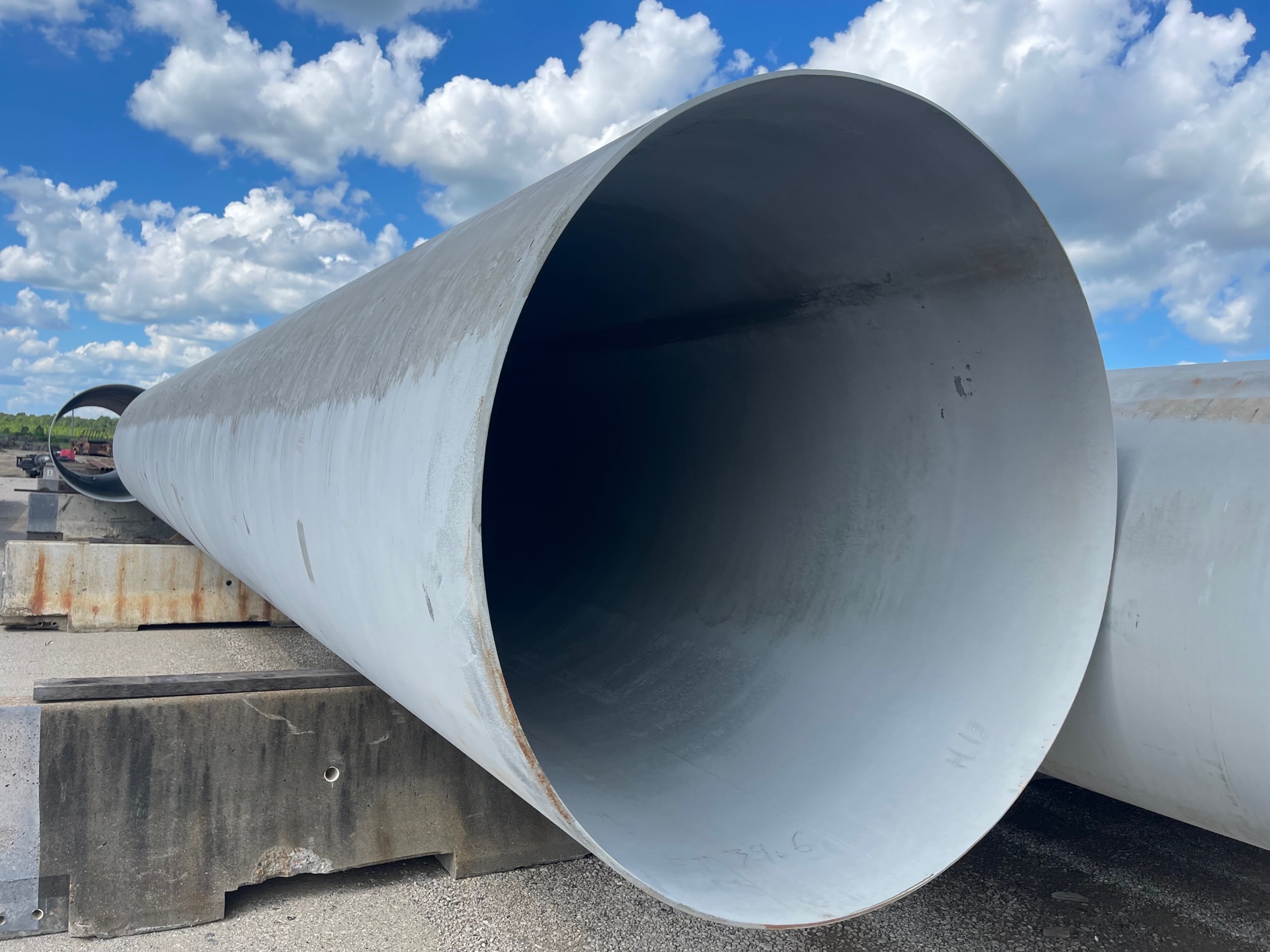 72 " x .500 Wall Surplus Carbon Steel Pipe