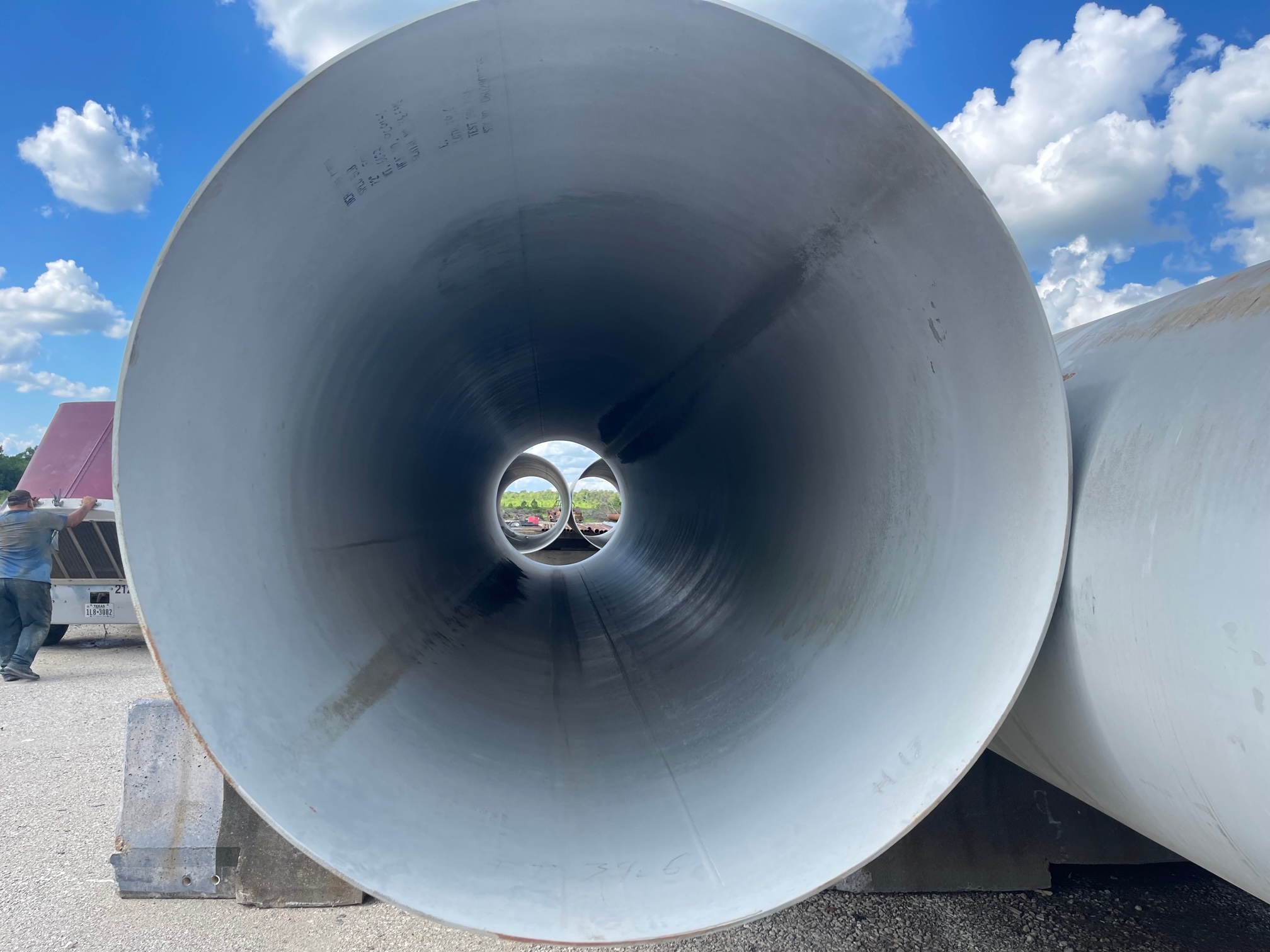 72 " x .500 Wall Surplus Carbon Steel Pipe